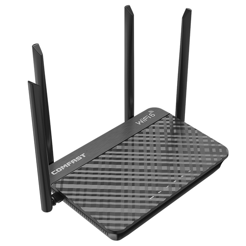 COMFAST XR11 Router 1800Mbps WiFi6 Dual Band Wireless Router Black UK