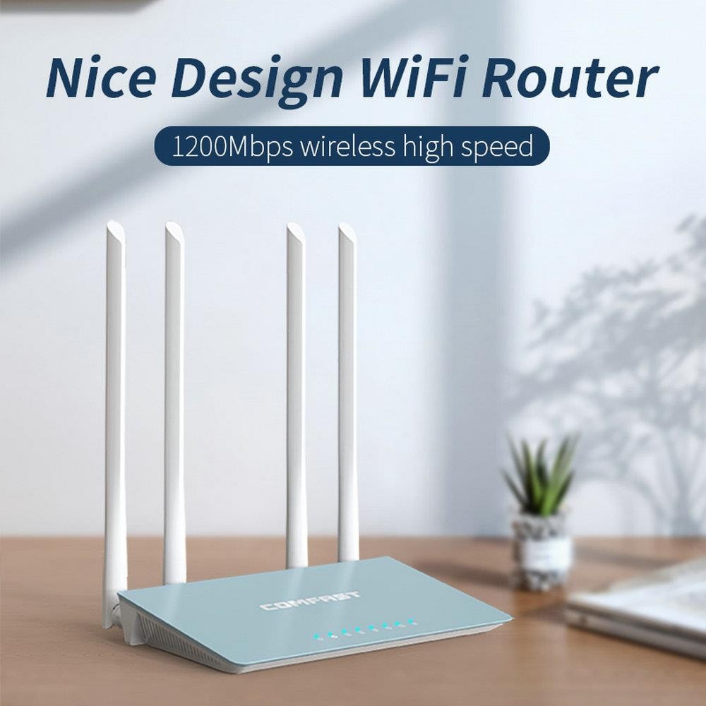 COMFAST Dual-band 1200M home High-speed WiFi Router UK