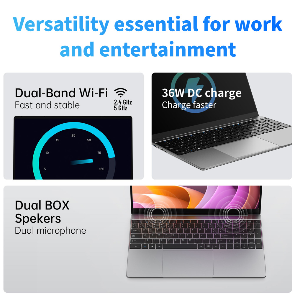 ALLDOCUBE GT BOOK 15 LAPTOP intel Celeron N5100 12GB RAM 512GB EU Plug