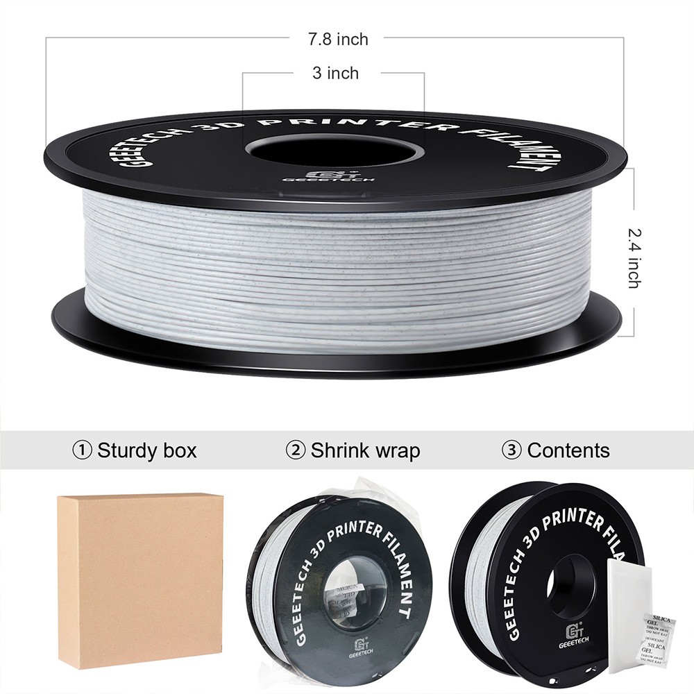 Geeetech Composite PLA Filament Marble Color