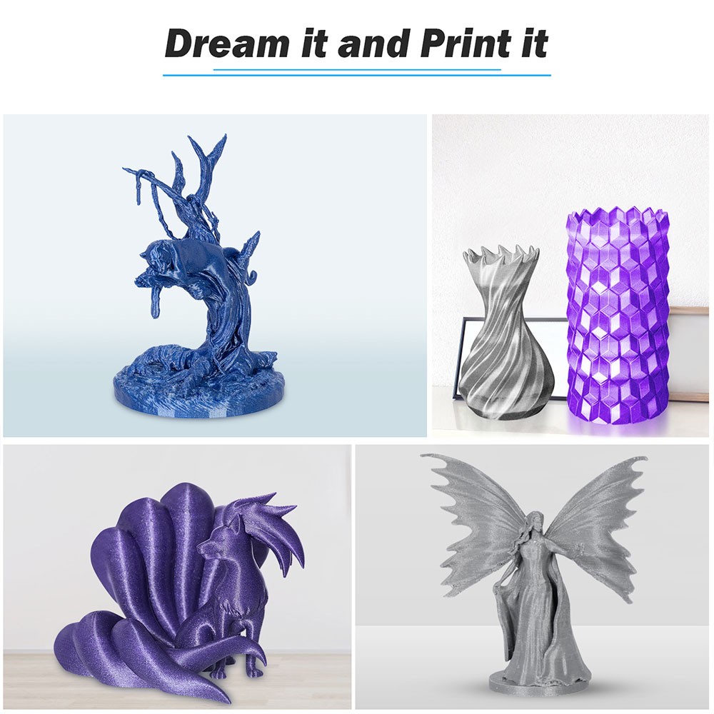 Geeetech Sparkly PLA Filament Purple