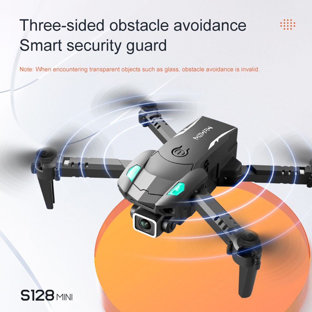 S128 Mini Drone Obstacle Avoidance 2 Batteries 2 HD Cameras
