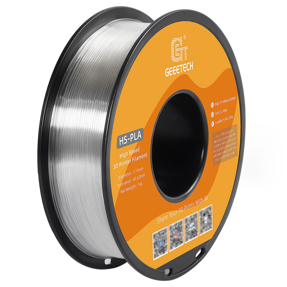 Geeetech HS PLA Filament Transparent