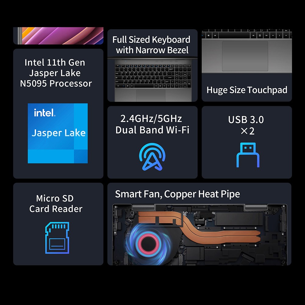 BMAX X15 Plus 15.6'' 1080P Laptop US