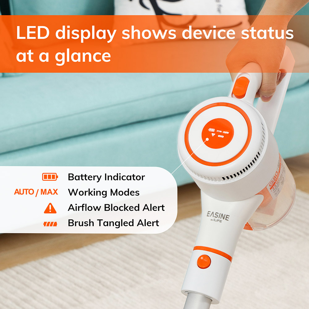 EASINE by ILIFE G80 Cordless Stick Vacuum Cleaner