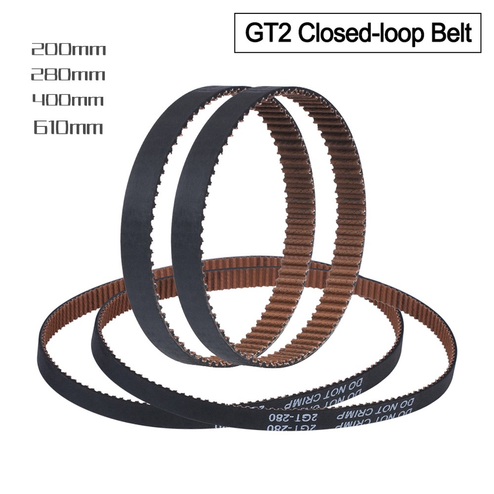 TWO TREES 3D Printers Rubber GT2 Closed Loop Timing Belt 280mm