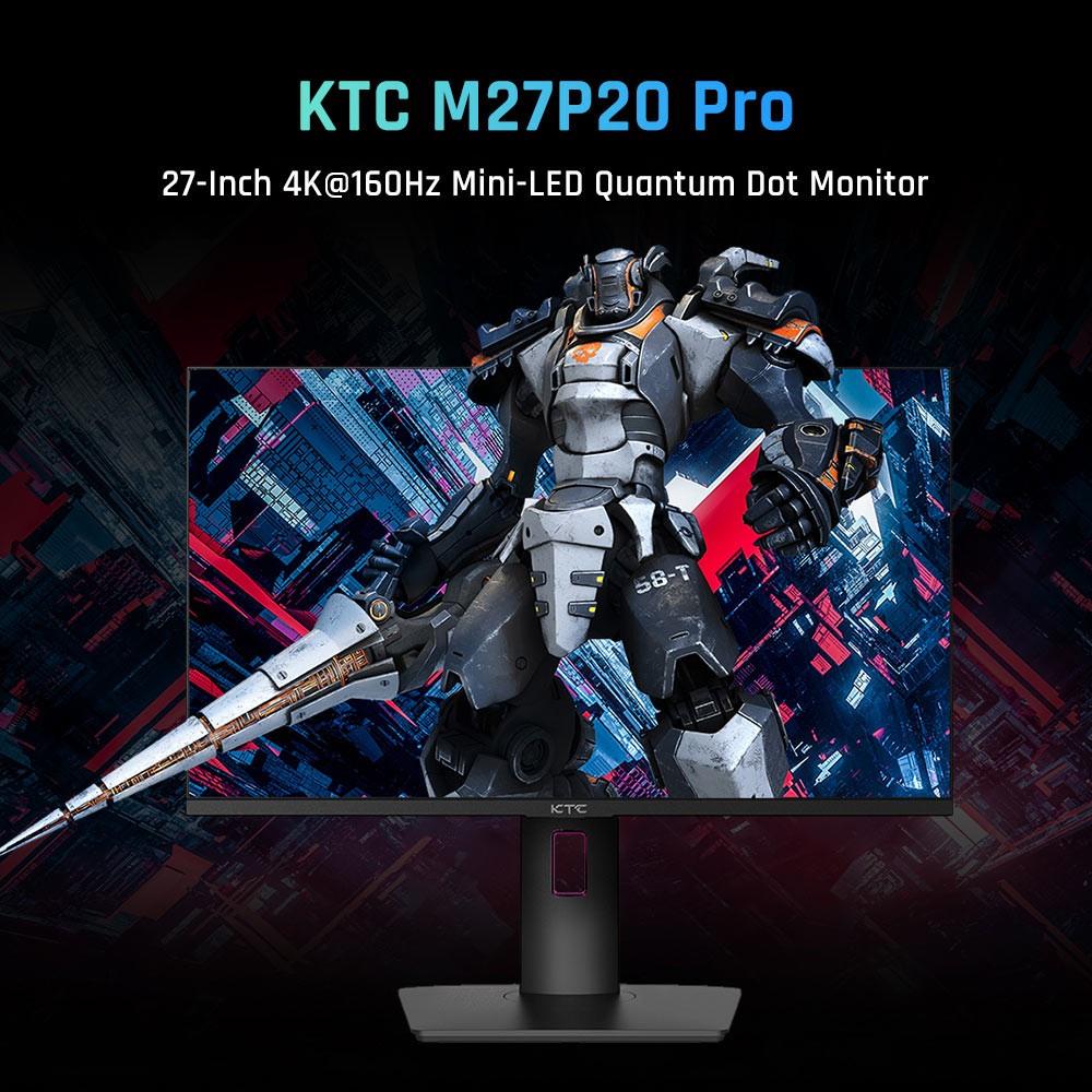 KTC M27P20 Pro Mini-LED Gaming Monitor 27in 3840x2160 UHD 160Hz