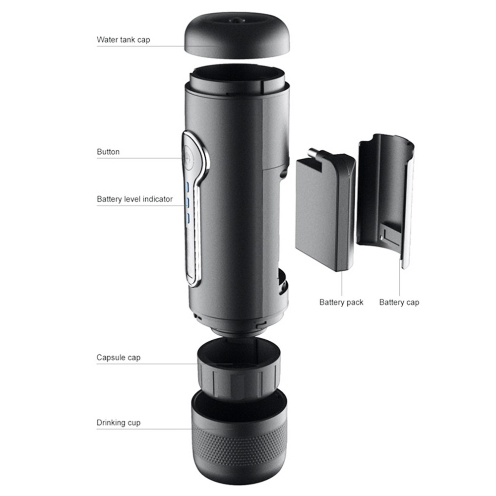 BioloMix Portable Automatic Wireless Heating Coffee Machine