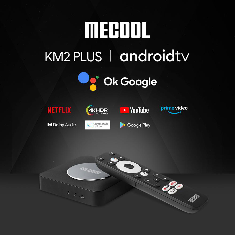 MECOOL KM2 PLUS Netflix Supported 4K Android TV 4K TV BOX