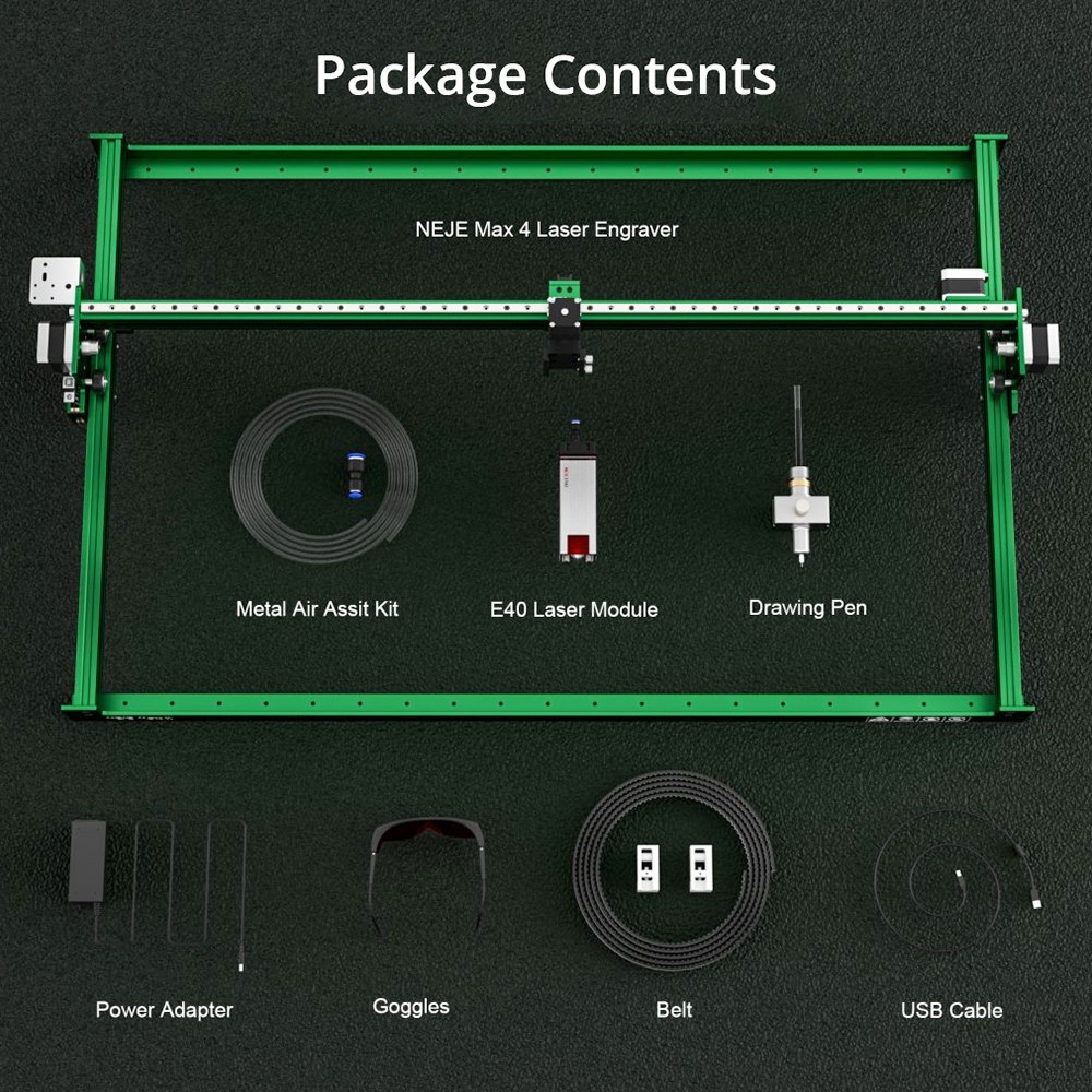 NEJE Max 4 E40 11W Laser Engraver Cutter