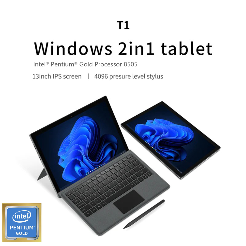 One Netbook T1 2 in 1 Laptop Processor 8505 16GB+512GB
