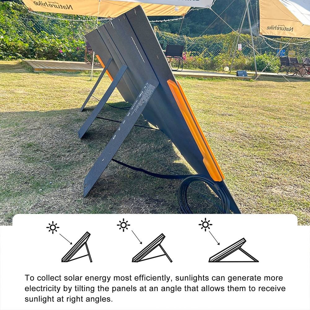 Newsmy 210W Foldable Portable Solar Panel