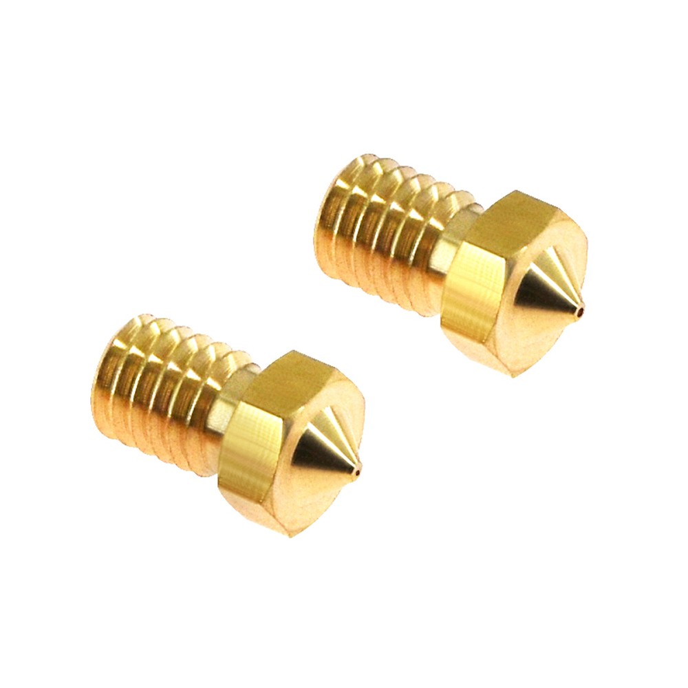 TWO TREES 3pcs 0.2mm Brass E3D V6 Nozzle with M6 Thread