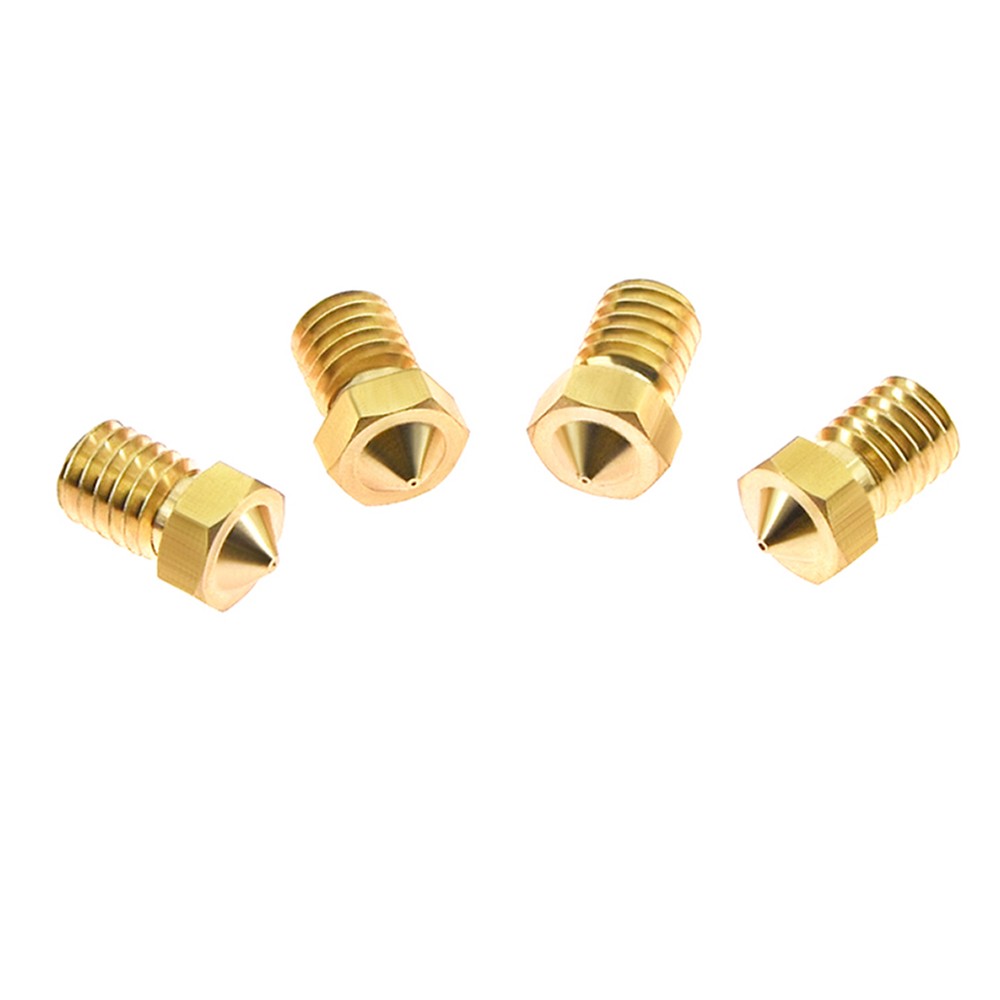 TWO TREES 3pcs 0.2mm Brass E3D V6 Nozzle with M6 Thread