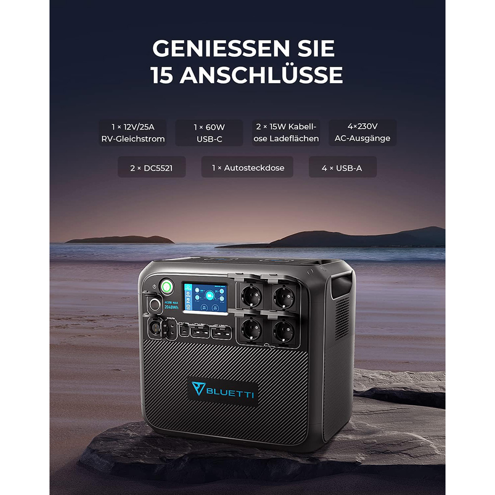 BLUETTI AC200MAX Portable Power Station