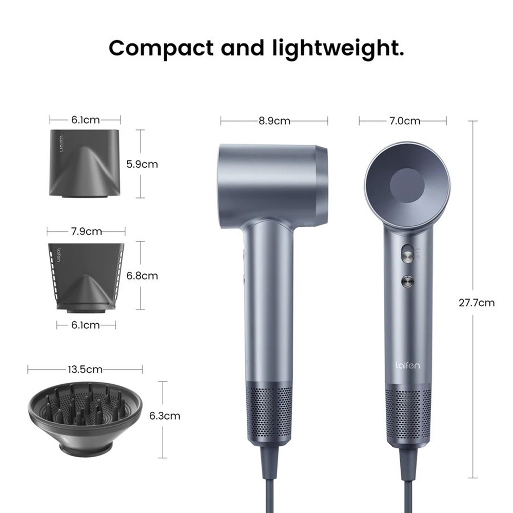 Laifen Swift Special 1600W High Speed Hair Dryer Black