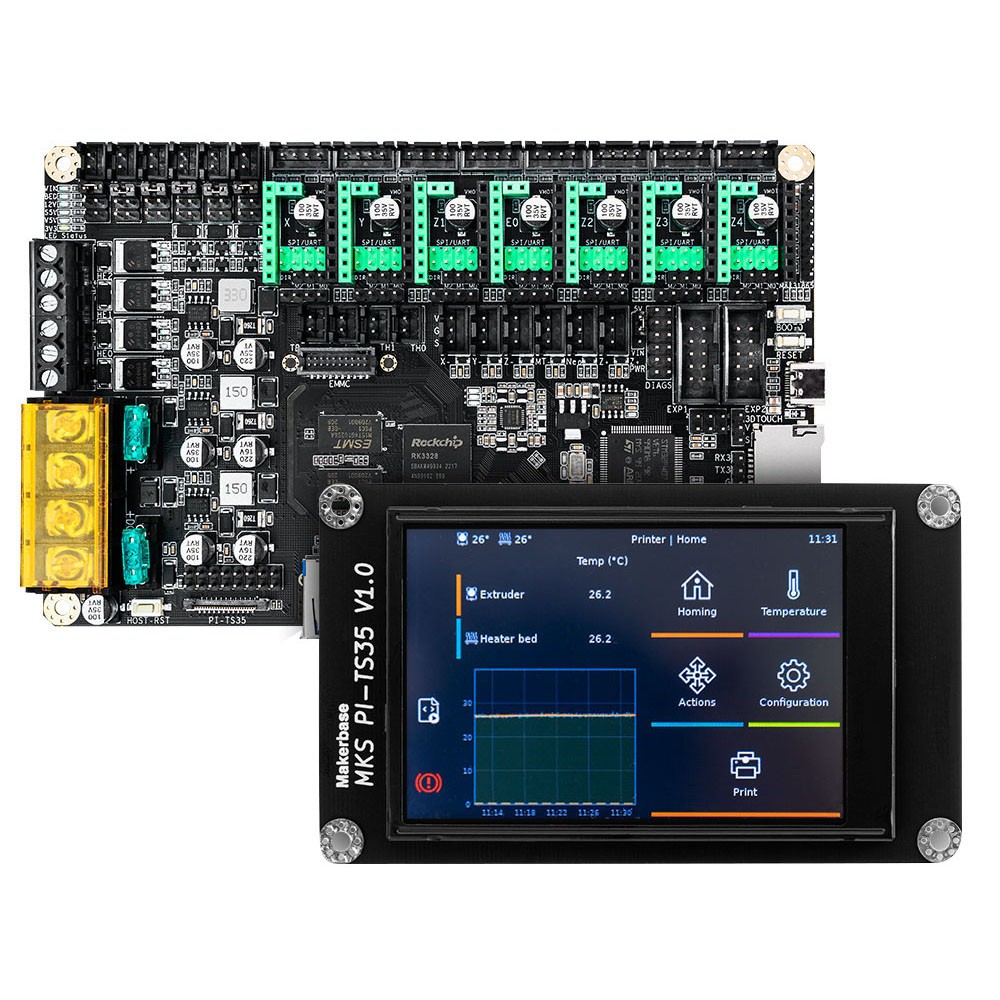Makerbase MKS SKIPR V1.0 Control Board EMMC MKS PI-TS35 Kit