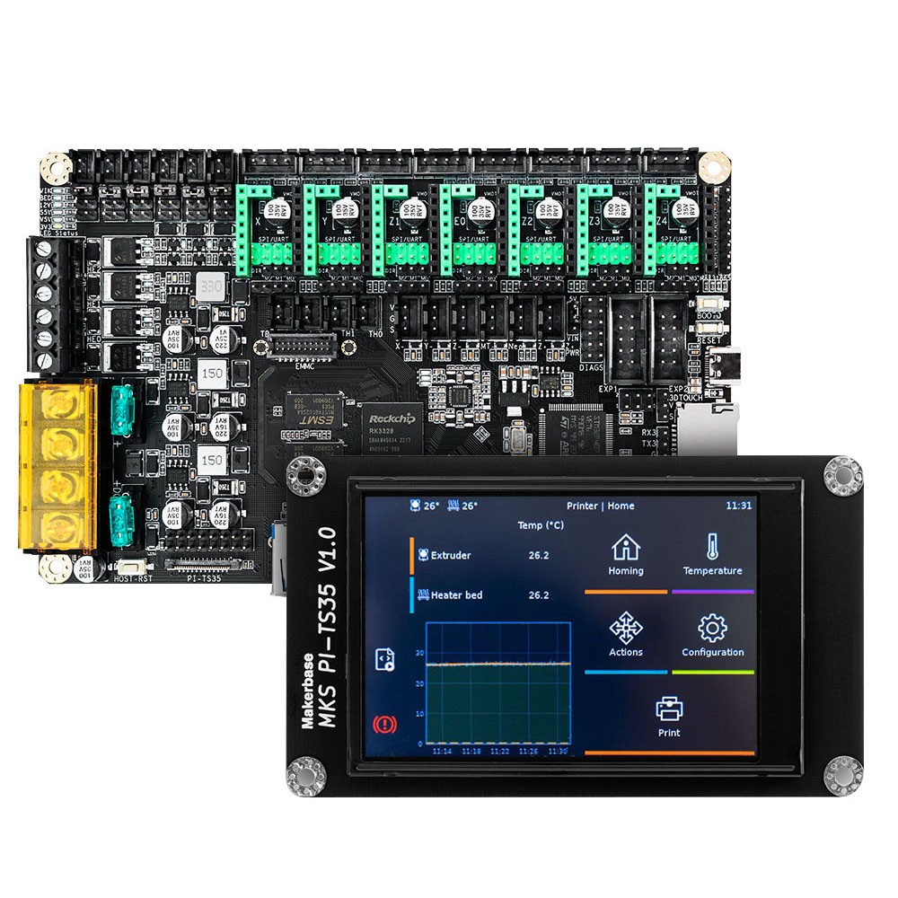 Makerbase MKS SKIPR V1.0 Control Board MKS PI-TS35 Wireless Adapter