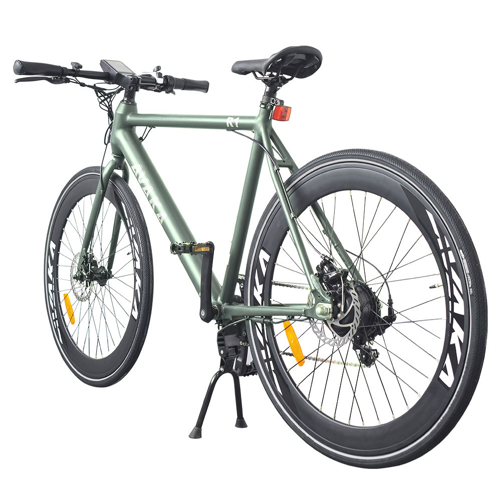 AVAKA R1 Electric Bike 250W Brushless Motor Matte Army Green