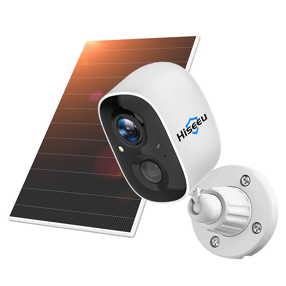 Hiseeu CG6-TZ 2K WiFi Surveillance Camera with Solar Panel