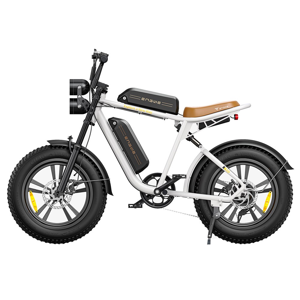 ENGWE M20 13Ah Dual Battery 20 Inch E-Bike 750W 45Km/h Speed White