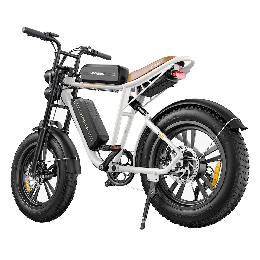 ENGWE M20 13Ah Dual Battery 20 Inch E-Bike 750W 45Km/h Speed White