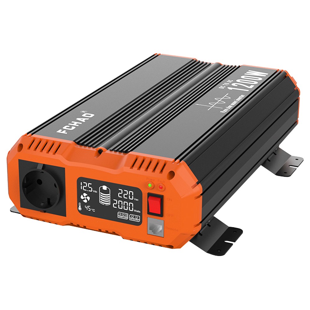 FCHAO 1200W Pure Sine Wave Inverter 12V