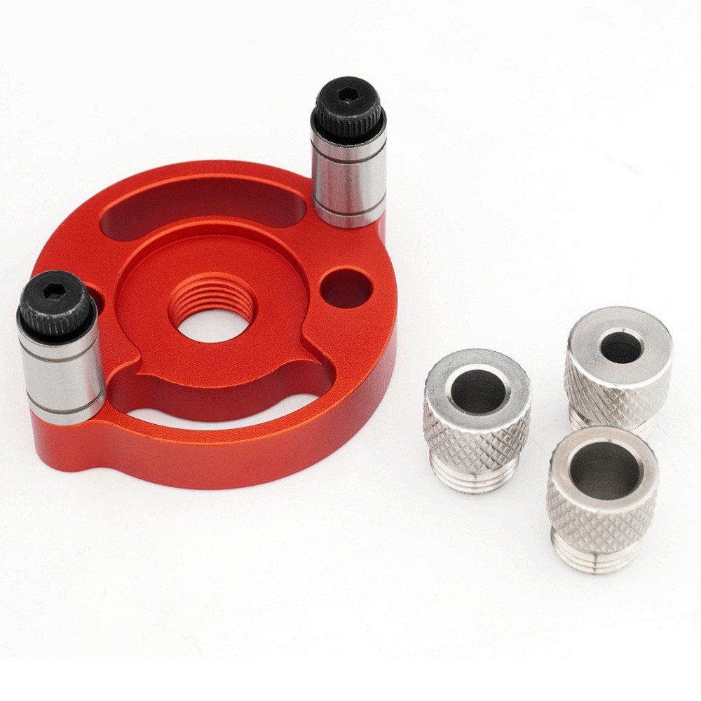 Ganwei Self-Adaptive Center Punching Locator Red