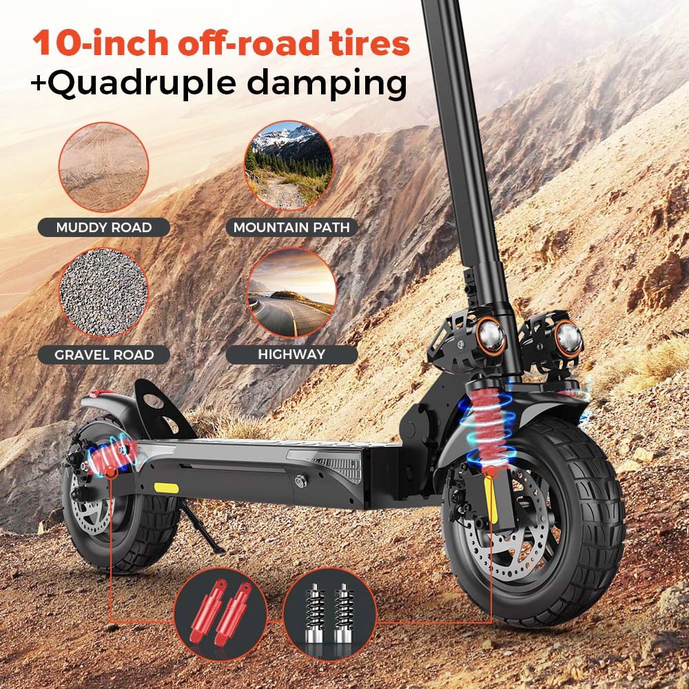 iScooter iX4 Electric Scooter 10'' Tires 800W Motor App Control | Europe