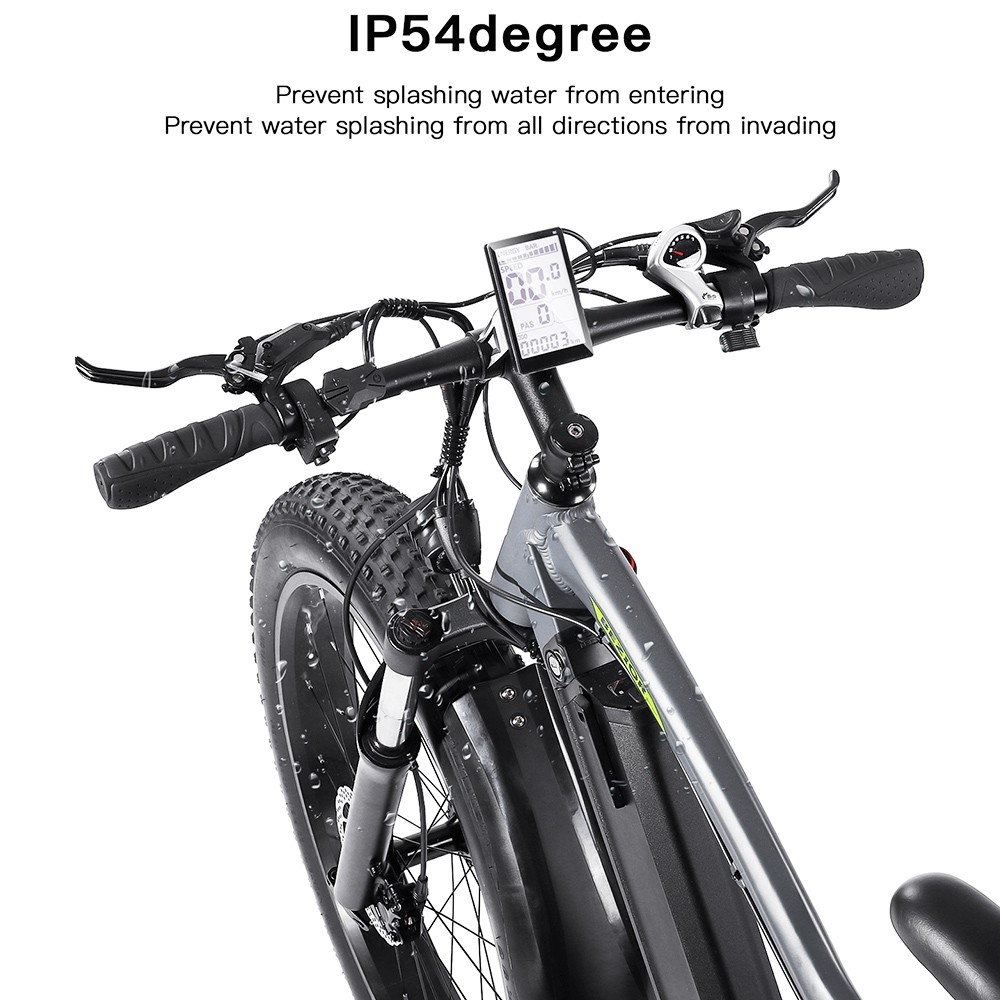 Bezior XF900 Electric Bike 26 Inch 48V 12.5Ah 45km/h 750W Motor Black