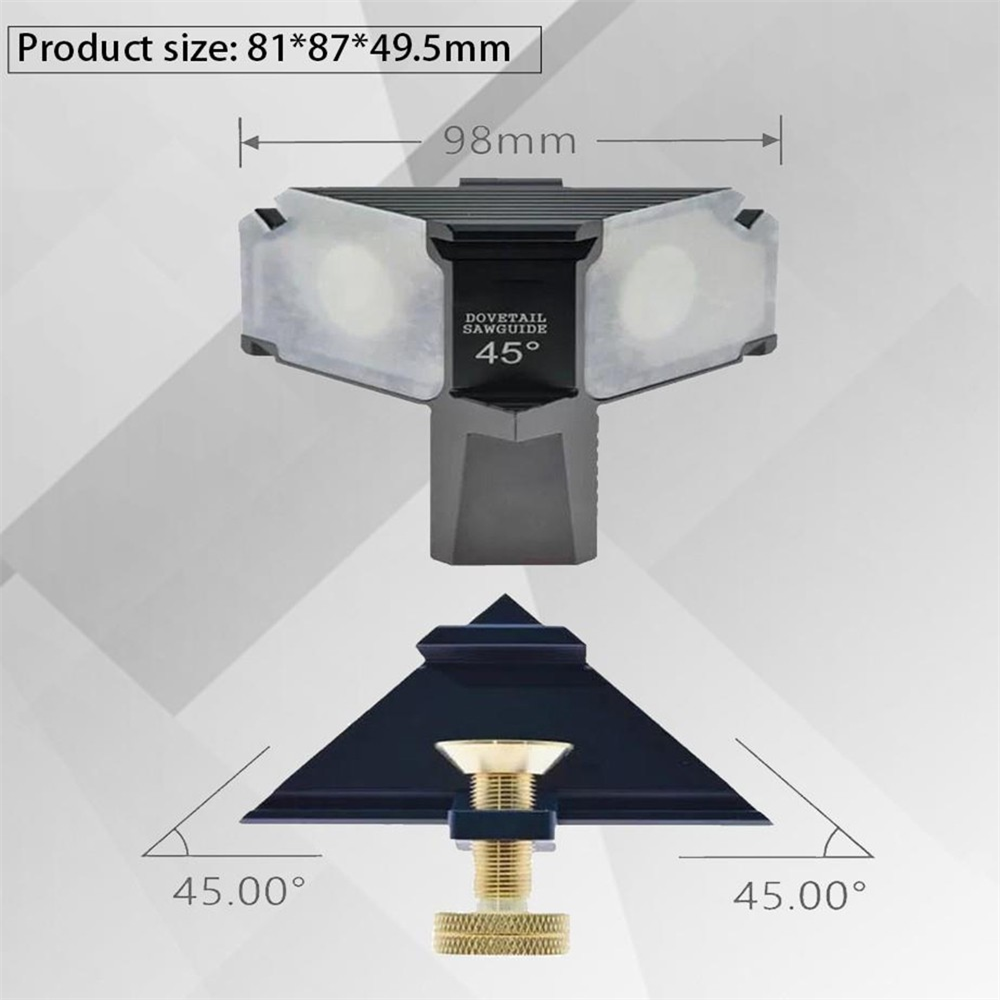 HONGDUI YW09-45 Woodworking Dovetail Saw Guide