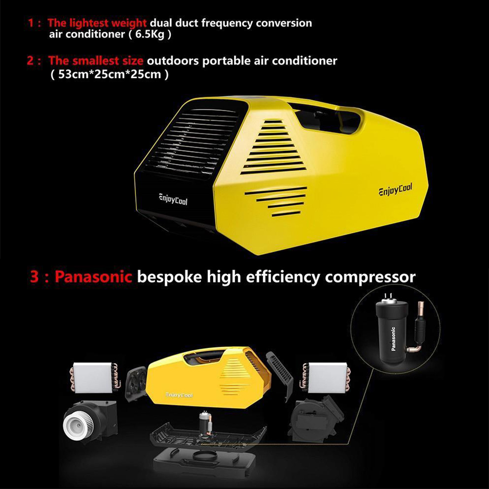 EnjoyCool Link Portable Outdoor Air Conditioner Yellow