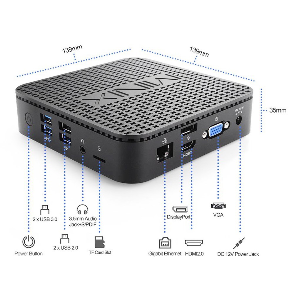 MINIX G41V Mini PC Intel Celeron N4100
