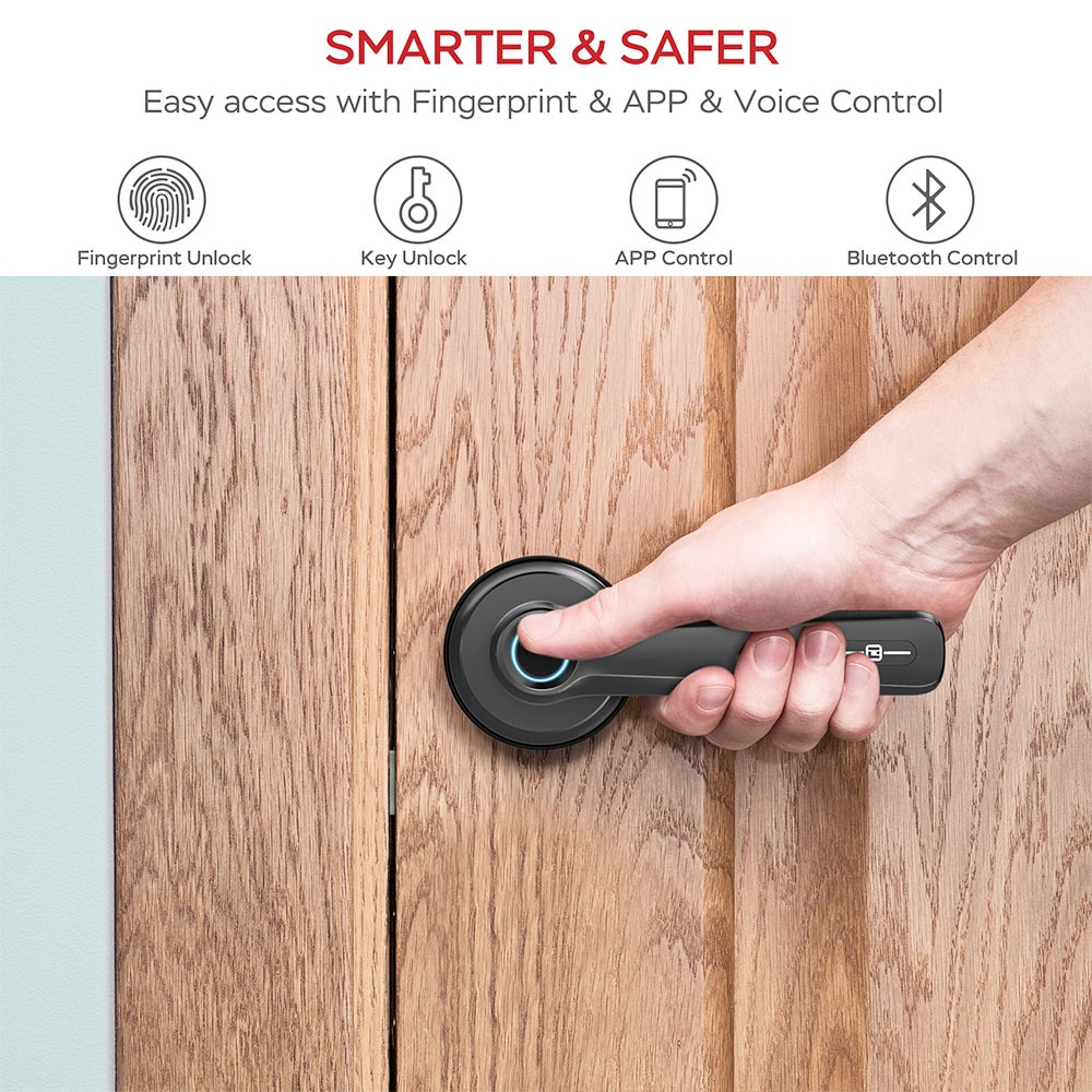Geek Smart L-B202 Fingerprint Door Lock Black