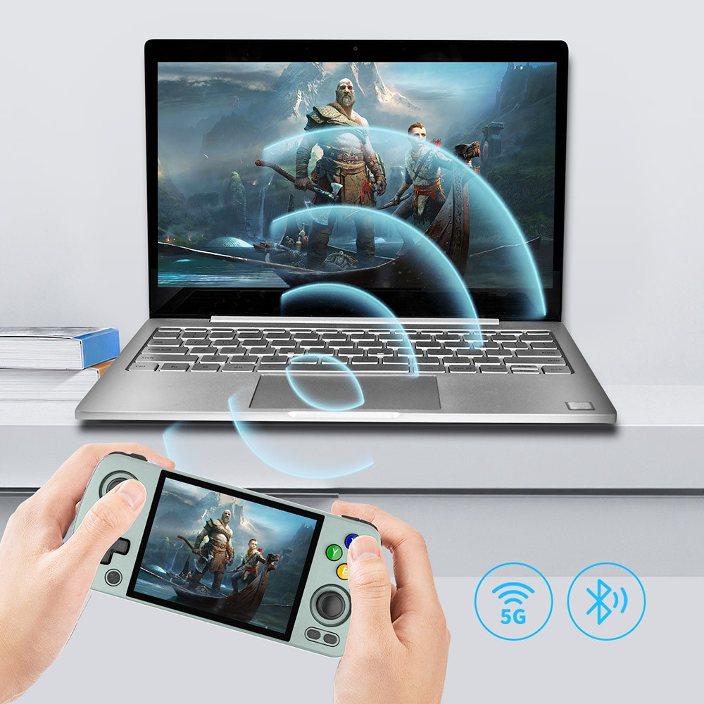 ANBERNIC RG405M Android 12 Game Console 128GB with Touch Screen Grey