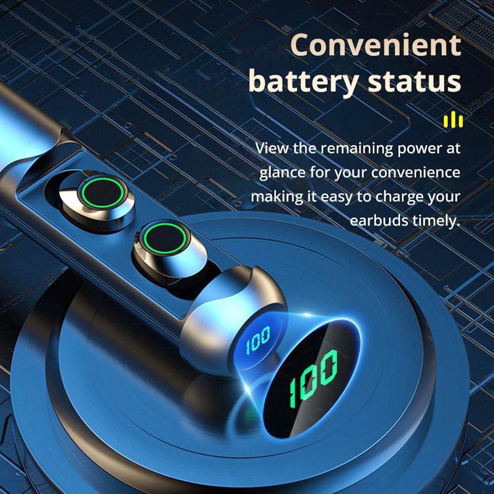 BQ40 TWS Earbuds Bluetooth 5.3, 200mAh Battery