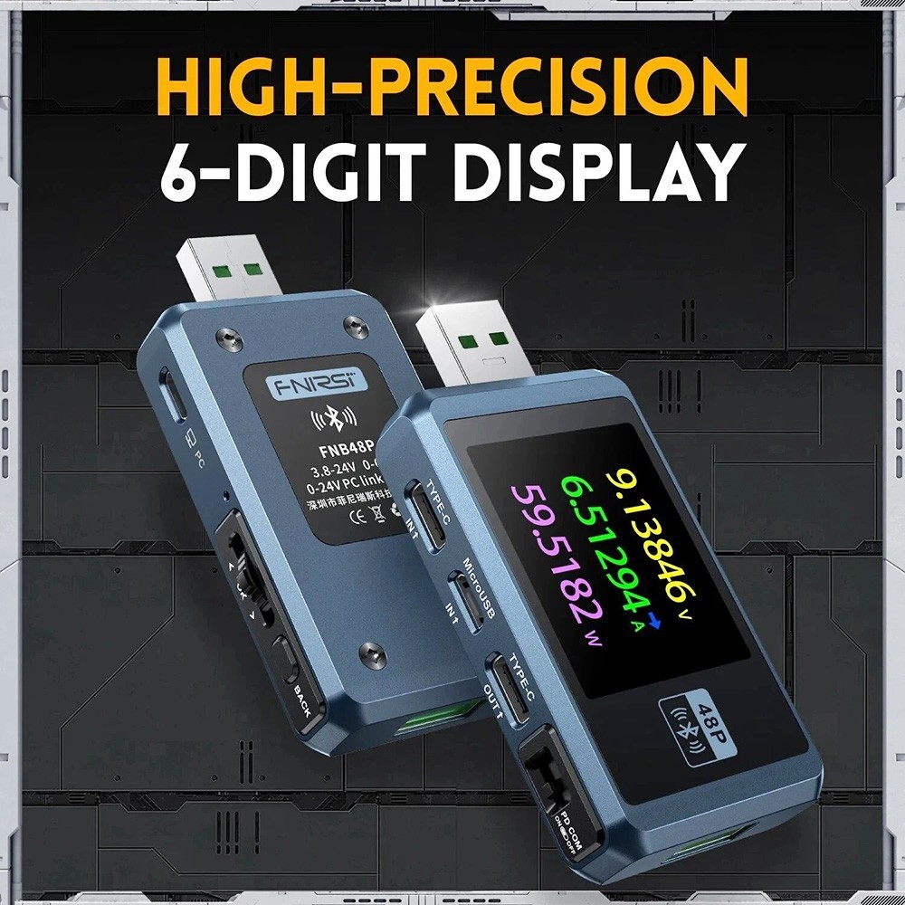 FNIRSI FNB48P USB Voltage Current Tester