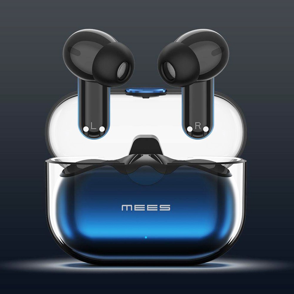 MEES M6 Pro Earbuds, ANC+ENC Deep Noise Reduction Blue