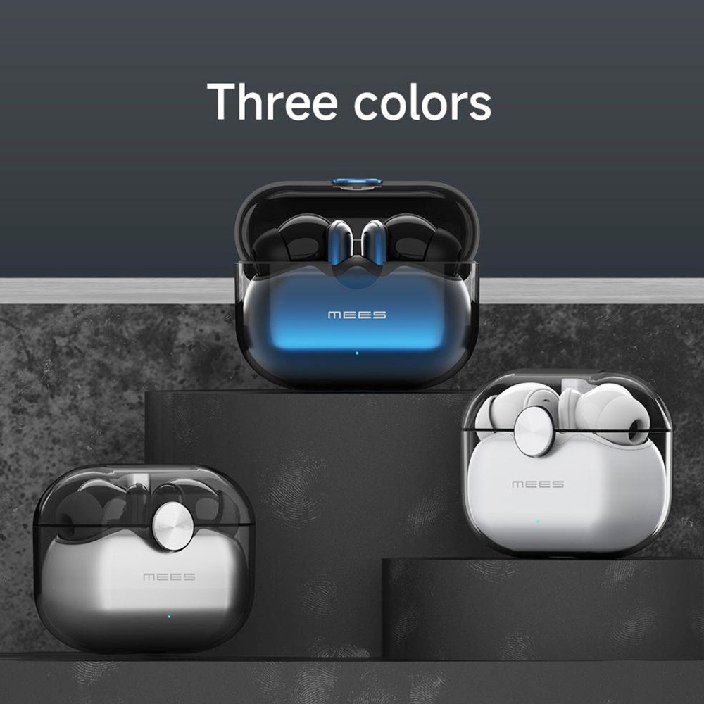 MEES M6 Pro Earbuds, ANC+ENC Deep Noise Reduction Blue