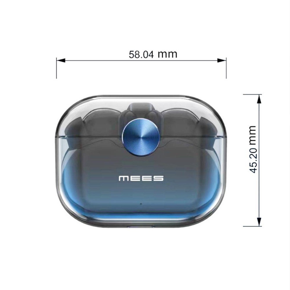 MEES M6 Pro Earbuds, ANC+ENC Deep Noise Reduction Blue