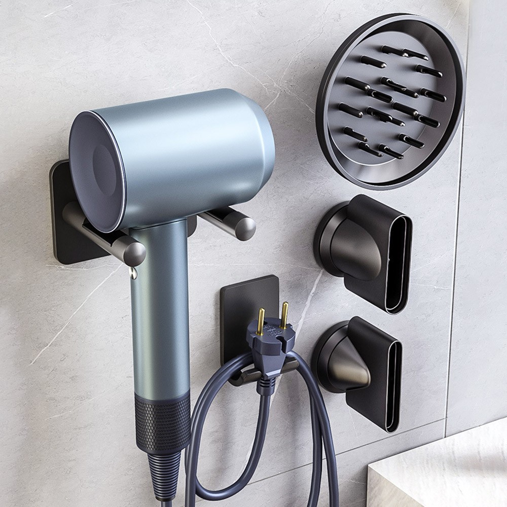 Hair Dryer Holder Space Aluminum