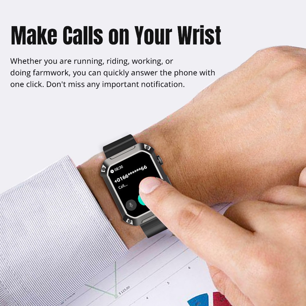 S2 Smartwatch 1.83 inch Large Screen Blue