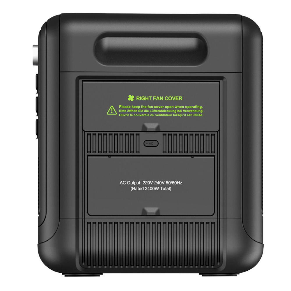 FOSSiBOT F2400 2048Wh Portable Power Station Black EU Plug | Europe