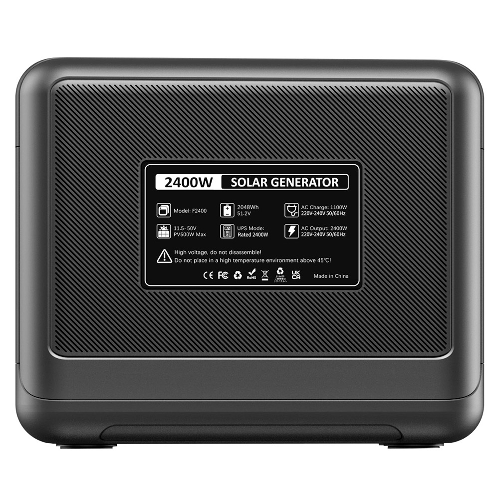 FOSSiBOT F2400 Portable Power Station + 2 x SP200 Solar Panel | Europe