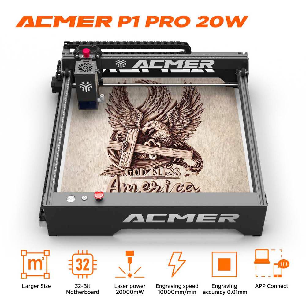 ACMER P1 Pro 20W Laser