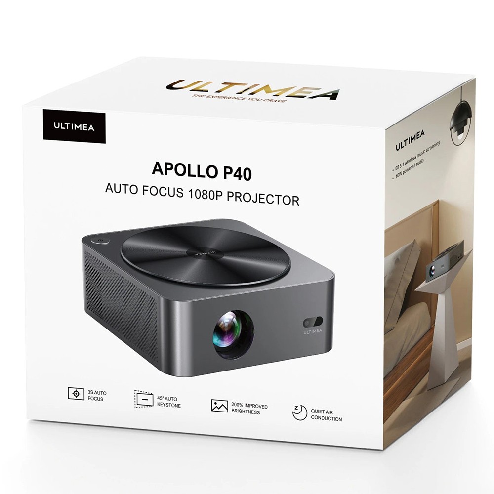 Ultimea Apollo P40 Projector Native 1080P 700LM | Europe