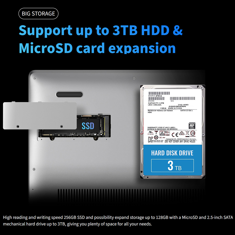 ALLDOCUBE GT BOOK 15 LAPTOP Intel Celeron N5100 12GB RAM 256GB