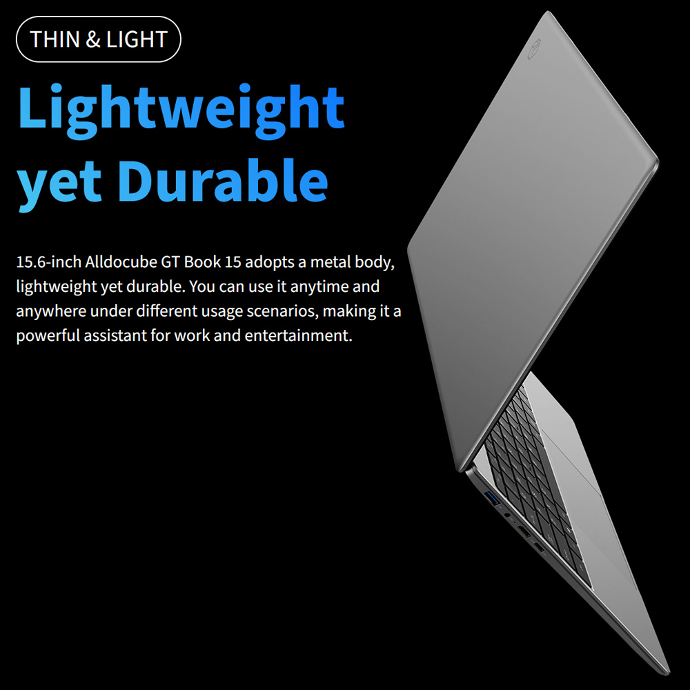 ALLDOCUBE GT BOOK 15 LAPTOP Intel Celeron N5100 12GB RAM 256GB