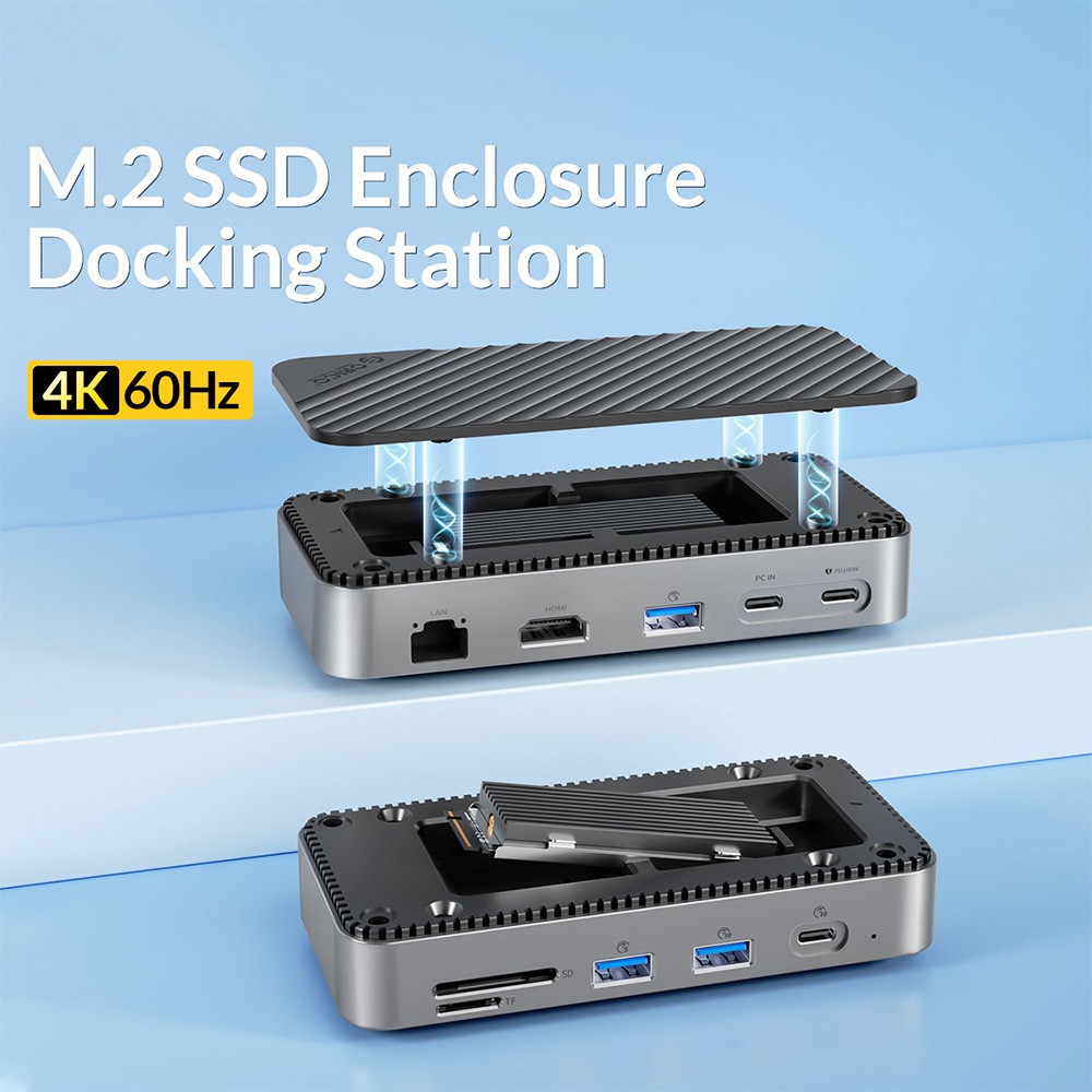 ORICO Docking Station with M.2 SSD Enclosure