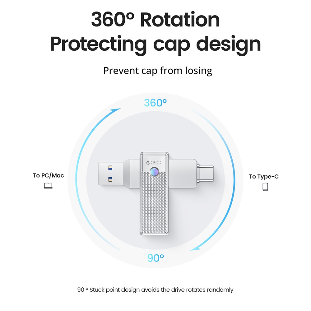 ORICO UFSD 128GB Dual Flash Drive